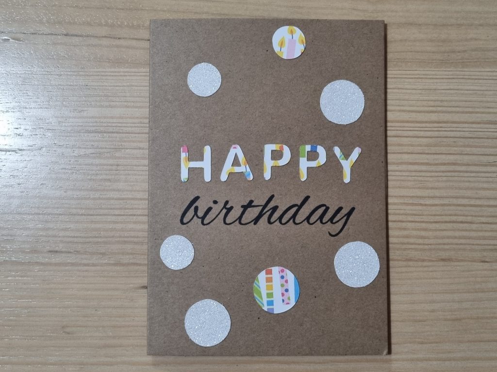 DIY Polka dot card - The Party Concierge